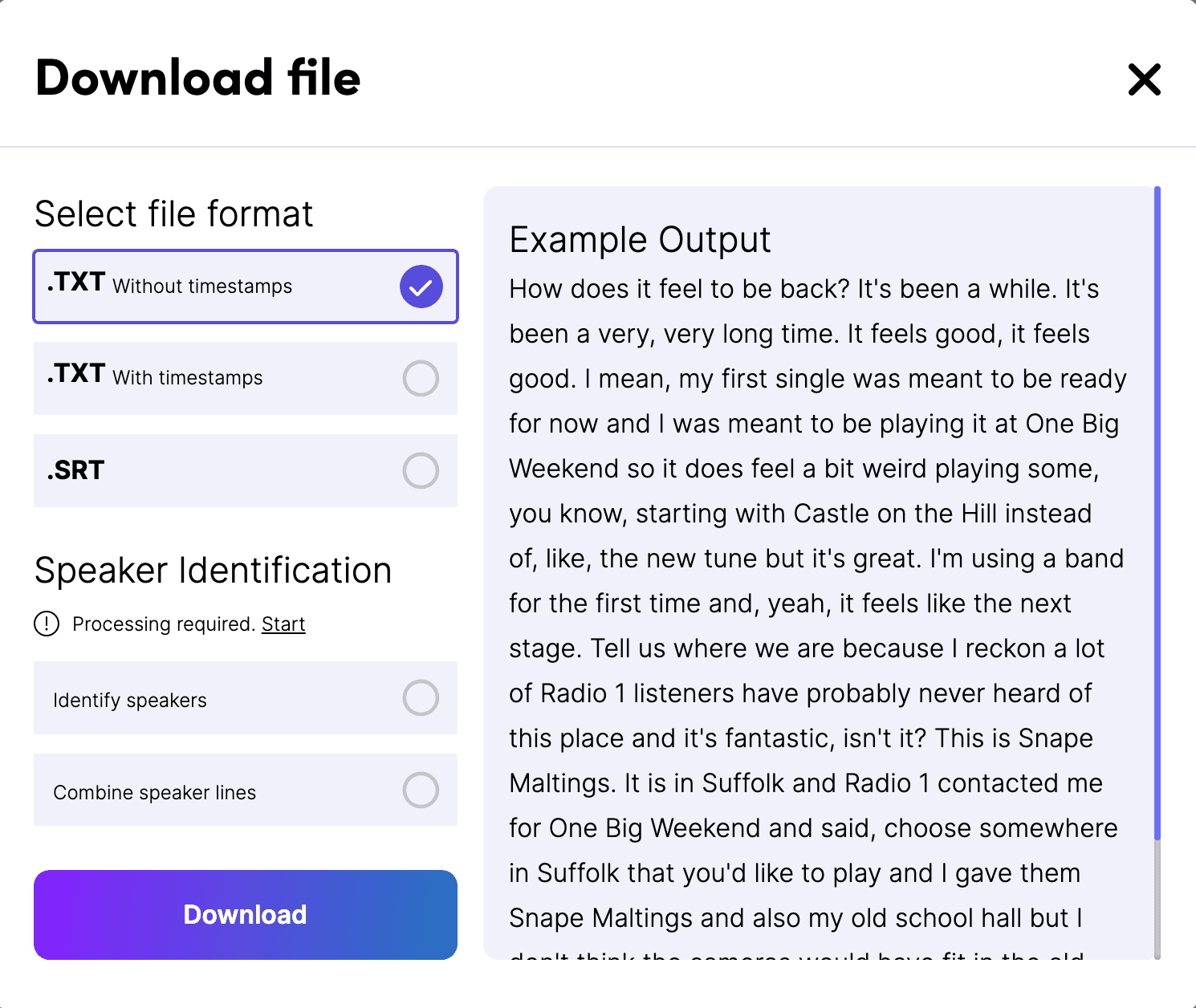 Fast, secure & accurate AI powered transcription for audio and video ...